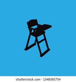 Child Chair Icon Vector Stock Vector (Royalty Free) 1348585754