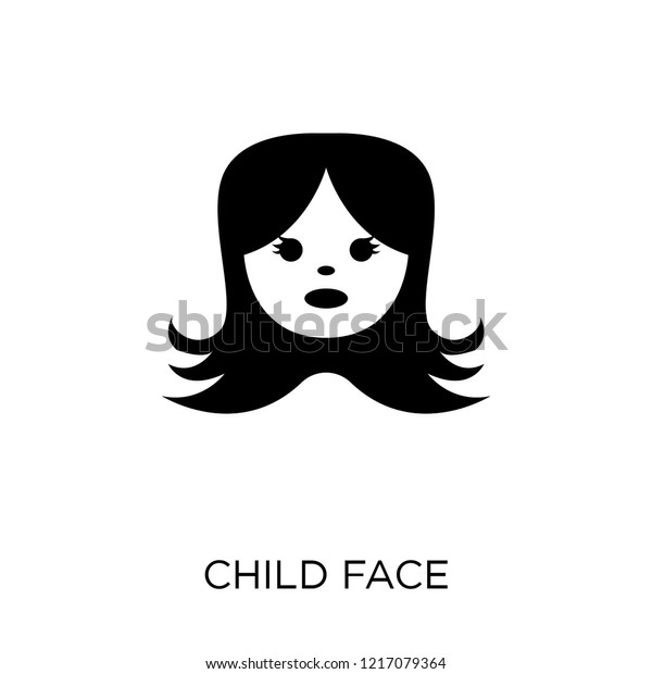 Child Face Icon Child Face Symbol Stock Vector (Royalty Free ...