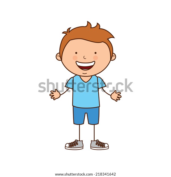 Child Graphic Design Vector Illustration Stock Vector (Royalty Free ...