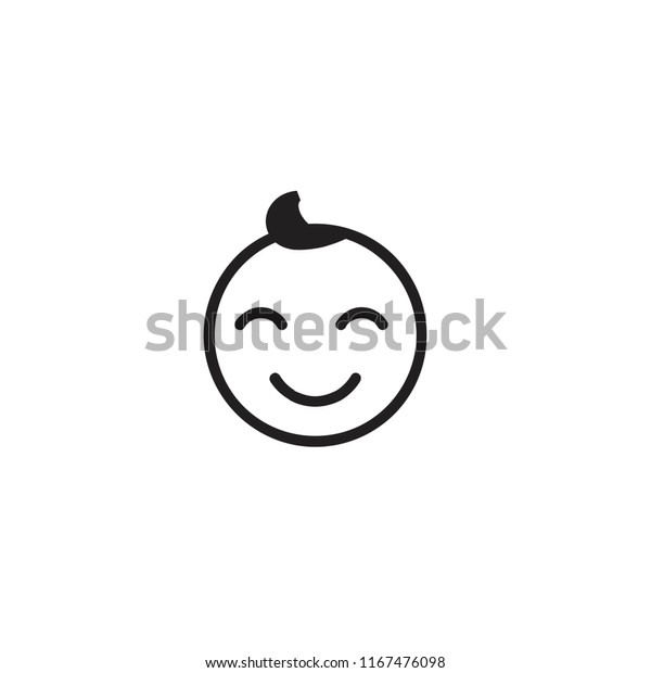 Child Head Logo Icon Designs Stock Vector (Royalty Free) 1167476098 ...