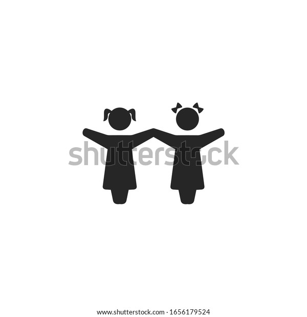 Child Icon Vector Sign Isolated Graphic Stock Vector (Royalty Free ...