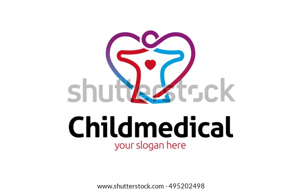 Child Medical Logo Stock Vector (Royalty Free) 495202498 | Shutterstock
