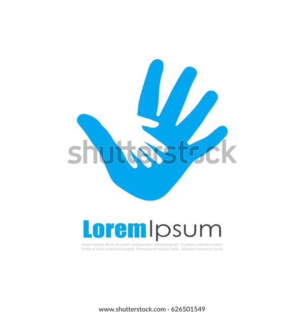 Child Protection Vector Logo Illustration Isolated Stock Vector ...