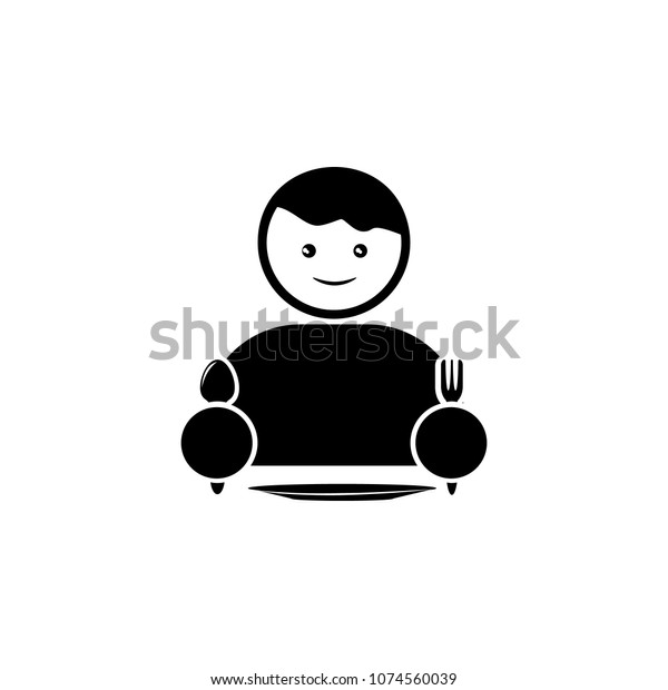 Child Table Icon Element Children Illustration Stock Vector (Royalty ...