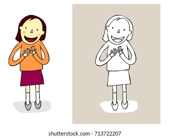 6,532 Cartoon clapping Images, Stock Photos & Vectors | Shutterstock