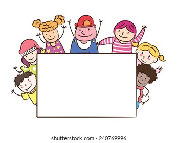 Children Blank Board Stock Vector (Royalty Free) 240769996 | Shutterstock