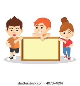 Children Blank Sign Stock Vector (Royalty Free) 407074834 | Shutterstock