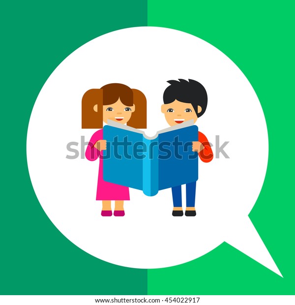Children Book Icon Stock Vector (Royalty Free) 454022917 | Shutterstock