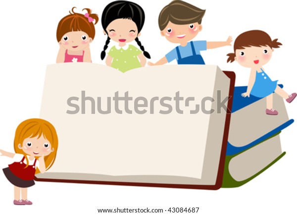 Children Books Stock Vector (Royalty Free) 43084687