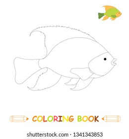 Stock vektor „Children Coloring Page Vector Illustration Cute“ (bez ...