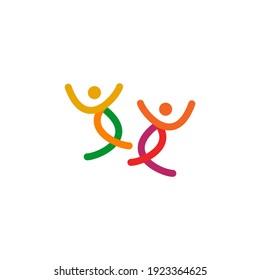 Children Community Logo Design Vector Template Stock Vector (Royalty ...