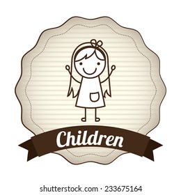 Children Graphic Design Vector Illustration Stock Vector (Royalty Free ...