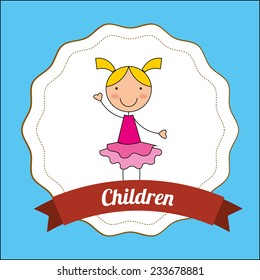 Children Design Vector Illustration Stock Vector (Royalty Free ...