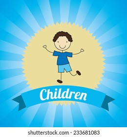 Children Design Vector Illustration Stock Vector (Royalty Free ...