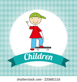 Children Design Vector Illustration Stock Vector (Royalty Free ...