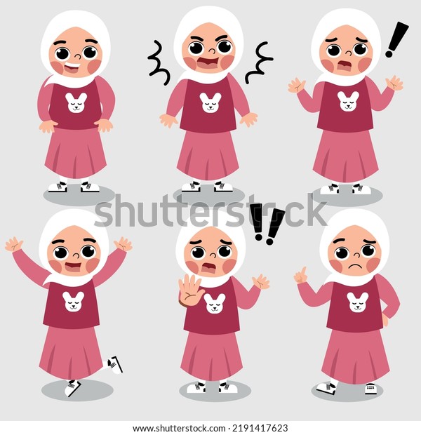 Children Expression Preschool Worksheet Student Presentation Stock ...