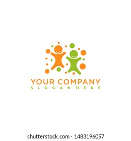 Children Fun Logo Design Concept Stock Vector (Royalty Free) 1483196057 ...