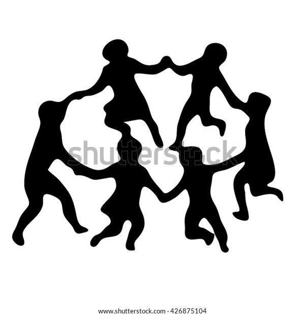Children Holding Hands Circle Icon 스톡 벡터(로열티 프리) 426875104 | Shutterstock