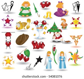 Children Icon Collection Stock Vector (Royalty Free) 54081076 ...
