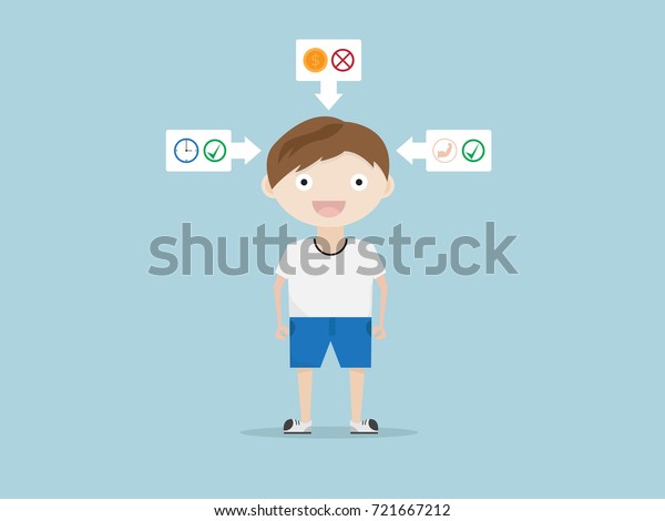 Children Life Style Concept Have Time Stock Vector (Royalty Free ...