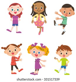 Children Meeting Stock Vector (Royalty Free) 331517339 | Shutterstock