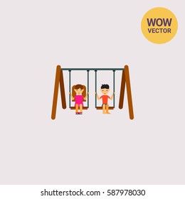 Children Park Icon Stock Vector (Royalty Free) 674180881 | Shutterstock