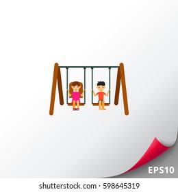 Children Park Icon Stock Vector (Royalty Free) 598645319 | Shutterstock