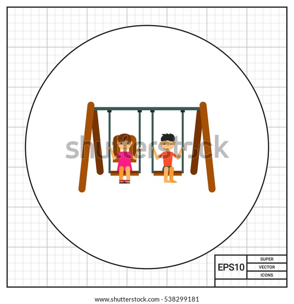 Children Park Icon Stock Vector (Royalty Free) 538299181 | Shutterstock