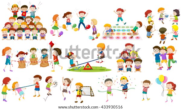 12 Kids Playing Different Kinds Of Balloon Images, Stock Photos ...