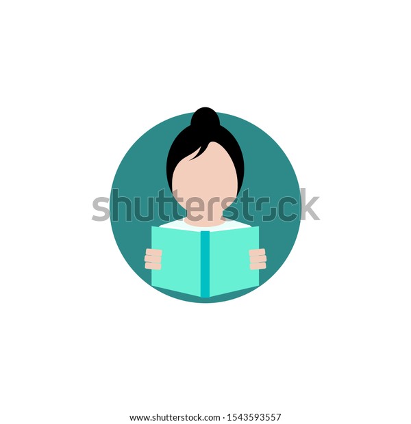 Children Reading Book Design Template Reading: เวกเตอร์สต็อก (ปลอดค่า ...