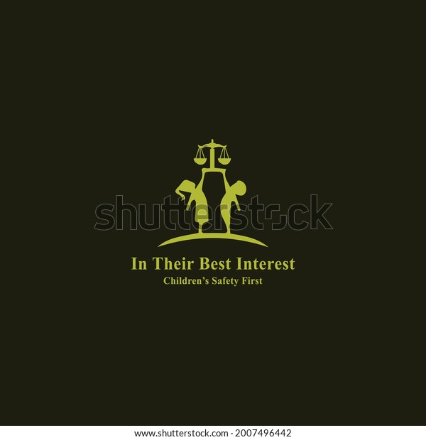 Children Safety First Logo Childrens Rights Stock Vector (Royalty Free ...