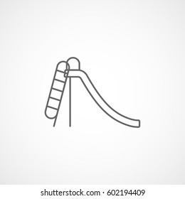 Children Side Line Icon On White Stock Vector (Royalty Free) 602194409 ...