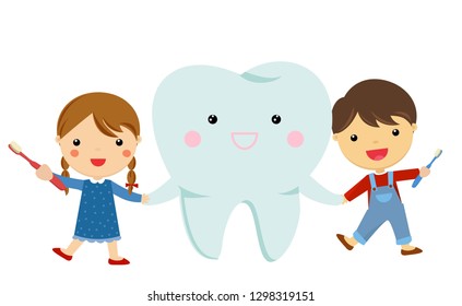 Children Teeth Stock Vector (Royalty Free) 1298319151 | Shutterstock