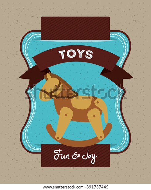 Children Toys Design Stock Vector (Royalty Free) 391737445