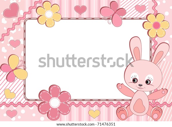 Childrens Photo Frame Vector Illustration Stock Vector (Royalty Free ...