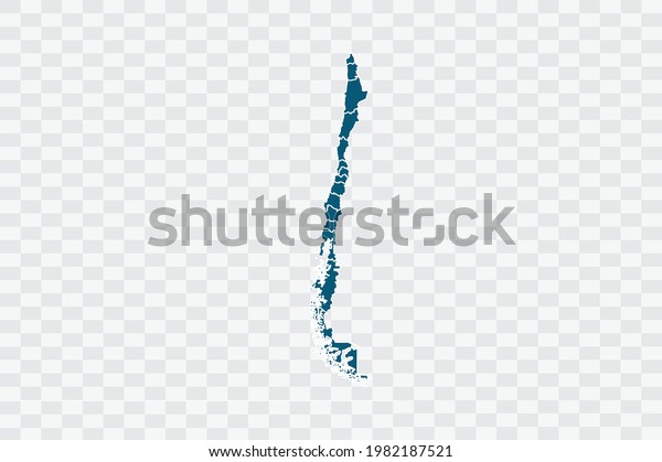 Chile Map Blue Color On Backgound Stock Vector (Royalty Free ...