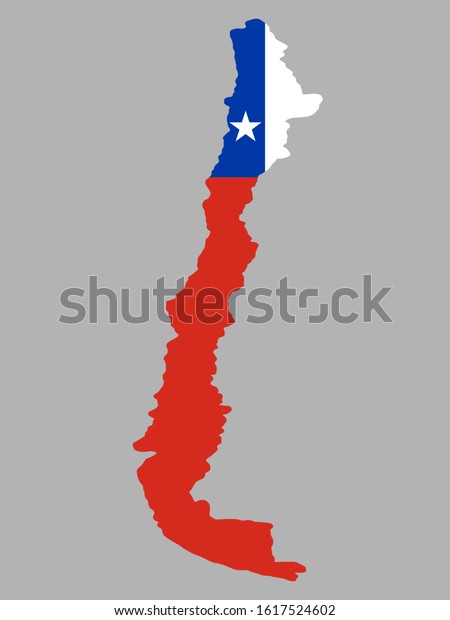 Chile Map Flag Vector Illustration Eps Stock Vector (Royalty Free ...