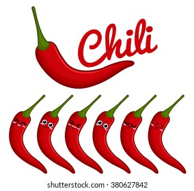 Chili Character Stock Vector (Royalty Free) 380627842