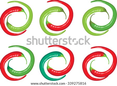 Chili Circle Icon Stock Vector (Royalty Free) 339275816 - Shutterstock