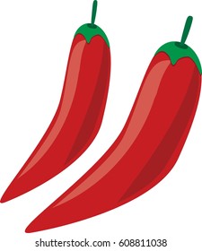 Smiling Chili Pepper Stock Vector (Royalty Free) 116894254