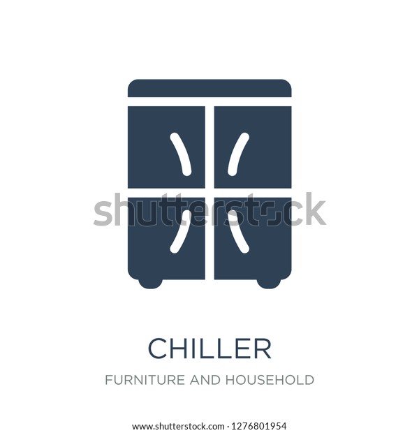 Chiller Icon Vector On White Background Stock Vector (Royalty Free ...