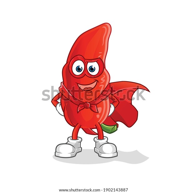 Chilli Heroes Vector Cartoon Character Stock Vector (Royalty Free ...