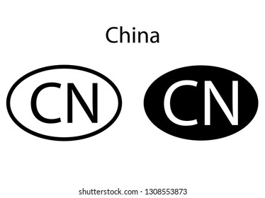China Country Code Icon Iso Code Stock Vector (Royalty Free) 1308553873 ...