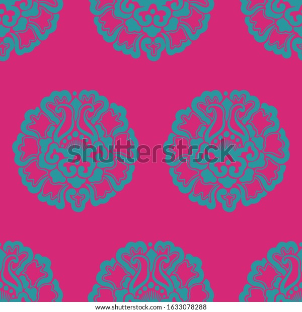 China Lotus Mascot Vector Abstract Seamless Stock Vector (Royalty Free ...
