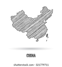 1,180 Hand drawn china map Images, Stock Photos & Vectors | Shutterstock