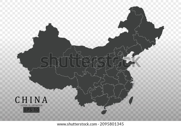 China Map World Map International Vector: เวกเตอร์สต็อก (ปลอดค่า ...
