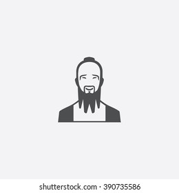 China Monk Icon Stock Vector (Royalty Free) 390735586 | Shutterstock