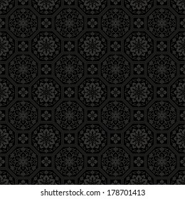 Chinese Black Background Stock Vector (Royalty Free) 178701413