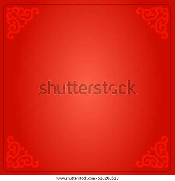 Chinese Traditional Background Flame Fire Template Stock Vector ...