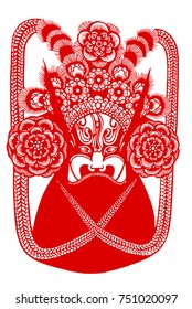 Chinese Traditional Opera Characters Stock Vector (Royalty Free ...